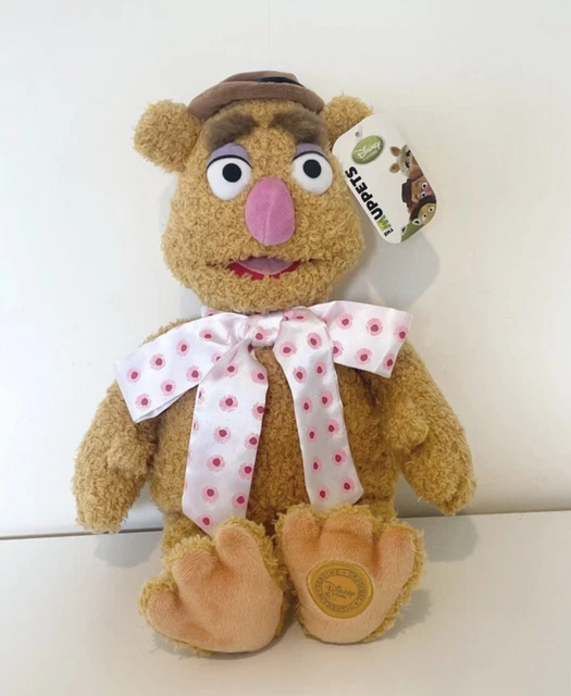 FOZZIE BEAR 16& Soft Toy The Muppets Disney Store Stamp Jim Henson ...