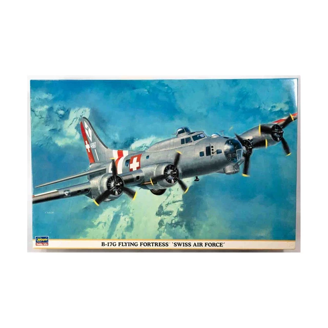 HASEGAWA AIRPLANE MODEL 1: Boeing B-17G Flying Fortress - Swiss Air Fo ...