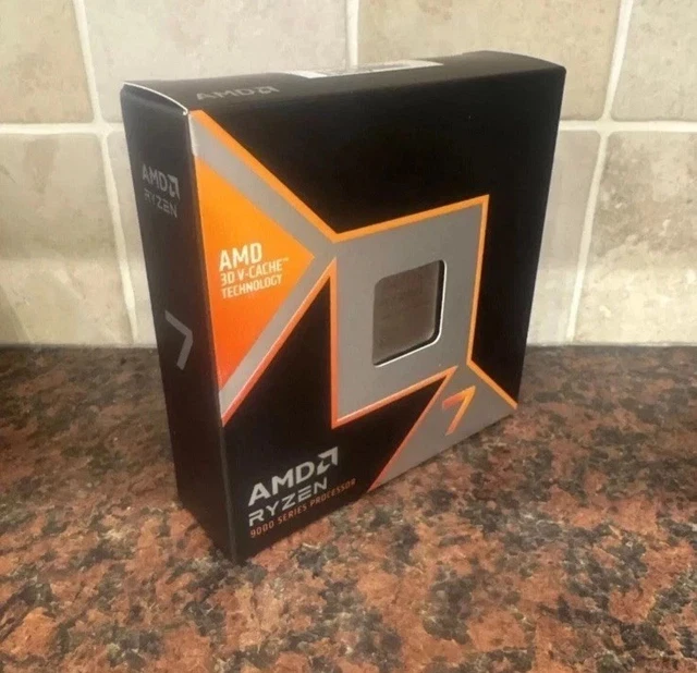 AMD RYZEN 7 9800X3D 8-Core 16 Thread Brand New Sealed Fast Shipping 🚚 £ ...