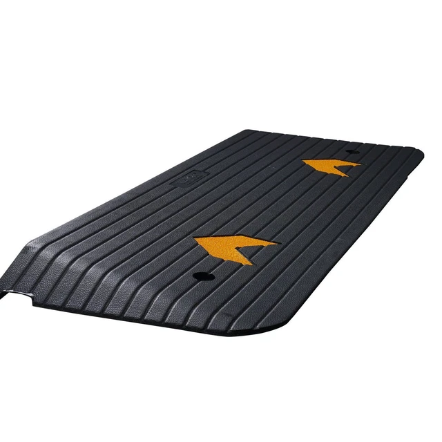 RUBBER THRESHOLD RAMP, 2" Rise Doorway Recycled Rubber Power Threshold ...