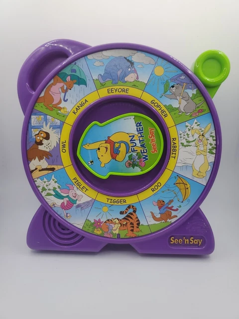 DISNEY POOH FUN Weather Interactive See 'N Say £14.30 - PicClick UK