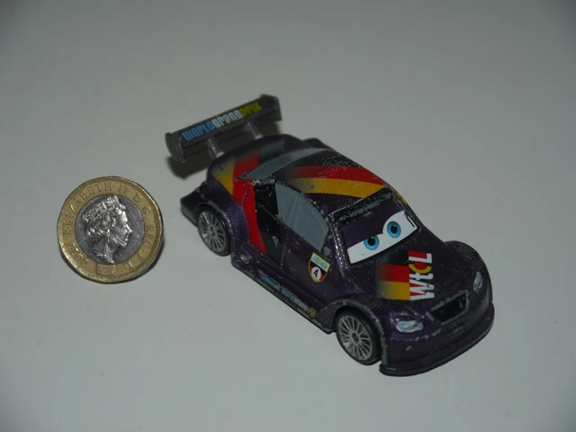 DISNEY PIXAR CARS Max Schnell #4 Racer Die-cast 1:55 Mattel _K301 £5.99 ...