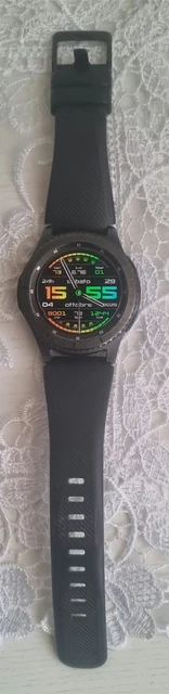 SAMSUNG GEAR S3 Frontier Cassa 46mm Nera, Cinturino Nero Smartwatch ...