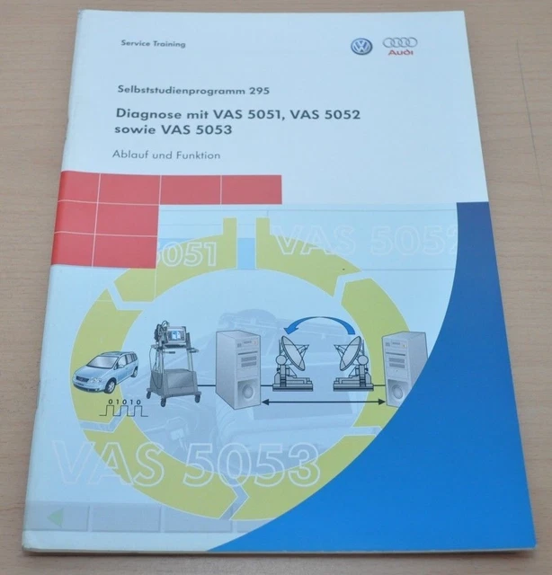 SELBSTSTUDIENPROGRAMM SSP 295 VW Audi Diagnose mit VAS 5051 VAS 5052 ...