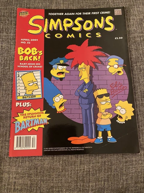 COMIC - THE Simpsons Comics Bongo Titan Issue #52 April 2001 Matt ...