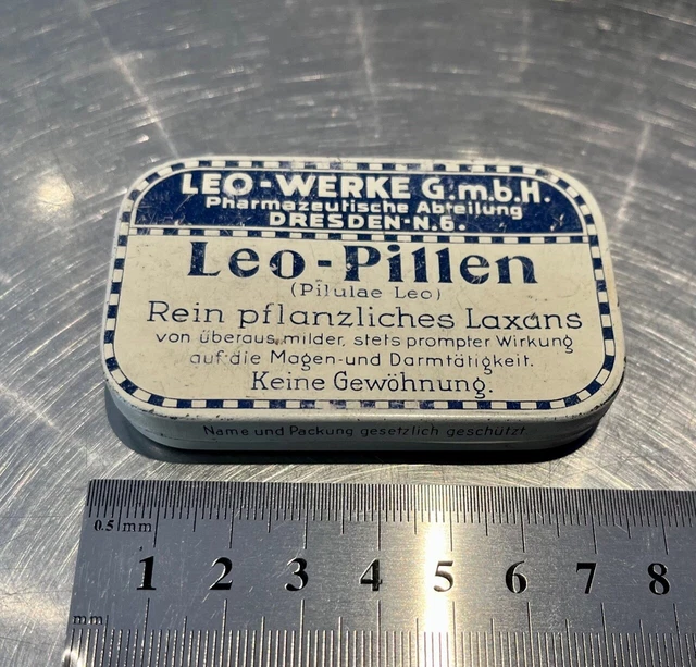 PETIT ANCIENNE LEO-PILLEN Boîte Dresden Boite de Conserve Vintage ...