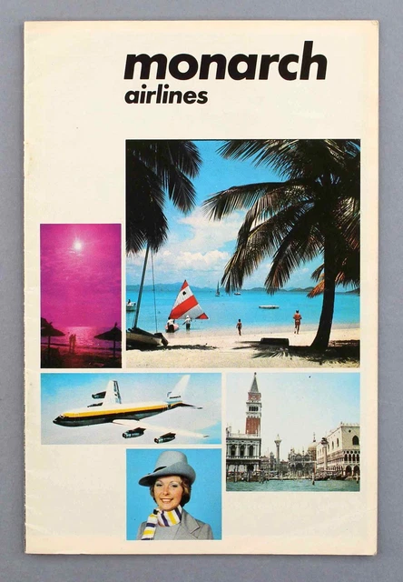 MONARCH AIRLINES WELCOME Aboard Inflight Magazine Bac1-11 Boeing 720B ...
