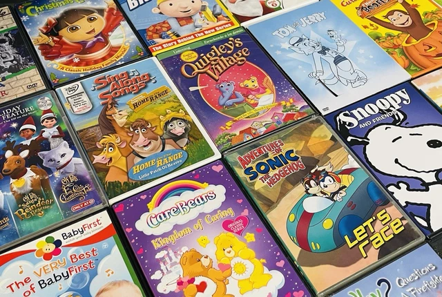 50 WHOLESALE RANDOM KIDS / TODDLERS ANIMATED CARTOONS /MOVIES ...