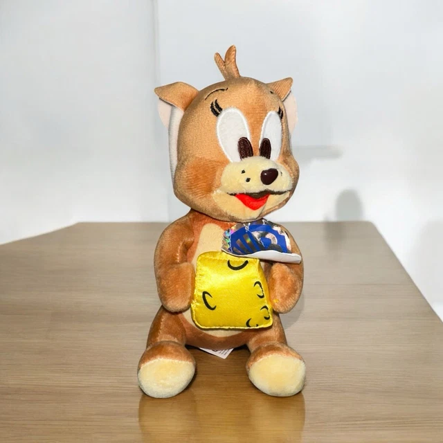 TOM AND JERRY ‘ Jerry Holding Cheese Plush’ Warner Bros New With Tag £8 ...
