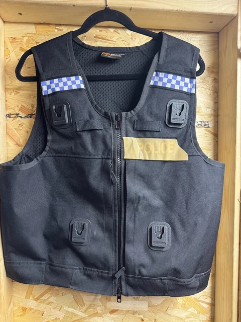 ⭐ EX POLICE Cooneen Empty Stab Vest No Liners Size Xl Tv Fim Free Post ...