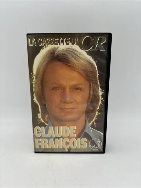 CASSETTE VIDEO VHS k7 - CLAUDE FRANÇOIS - vol 3 - la cassette d’or - la ...
