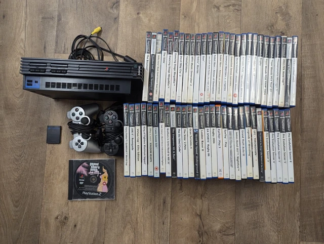 PS2 HUGE BUNDLE with console, controller and 55 games! £19.99 - PicClick UK