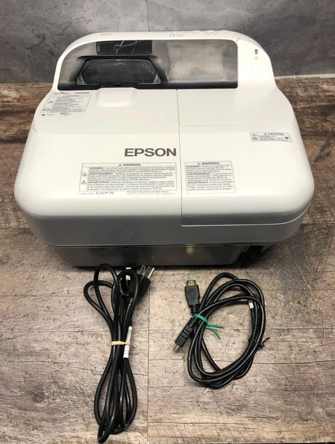 EPSON BRIGHTLINK 575WI 3LCD Projector Ultra Short Throw w/lamp 2003H ...