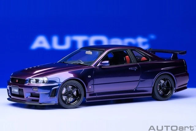 AUTOART 77464 - 1/18 Nissan Skyline GT-R (R34) Z-Tune (Violet Nuit ...