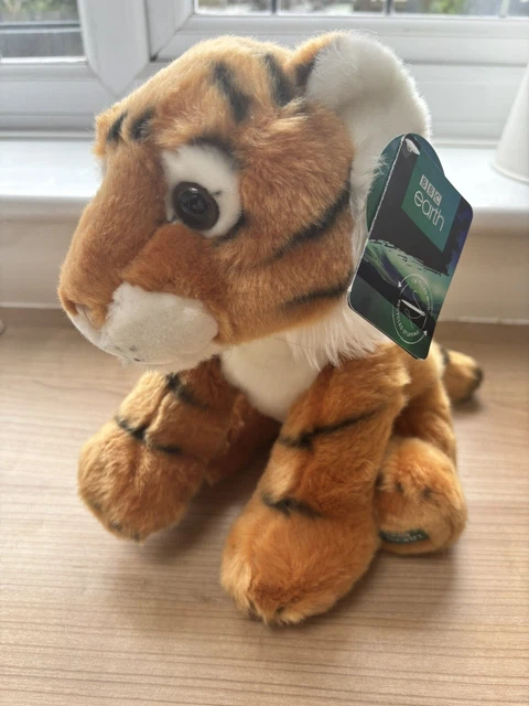 BBC EARTH PLUSH Soft Cuddly Toy Tiger Animal New With Tag £9.99 ...