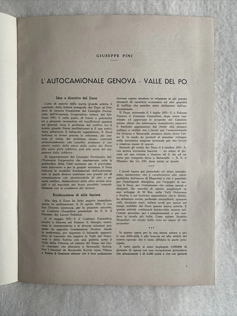 L'AUTOCAMIONALE GENOVA - VALLE DEL PO, Giuseppe Pini, Congresso ...