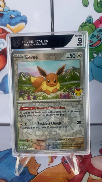 2025 POKEMON PRE En-Prismatic Evolutions Pokemon Day 2025 #074 Eevee ...