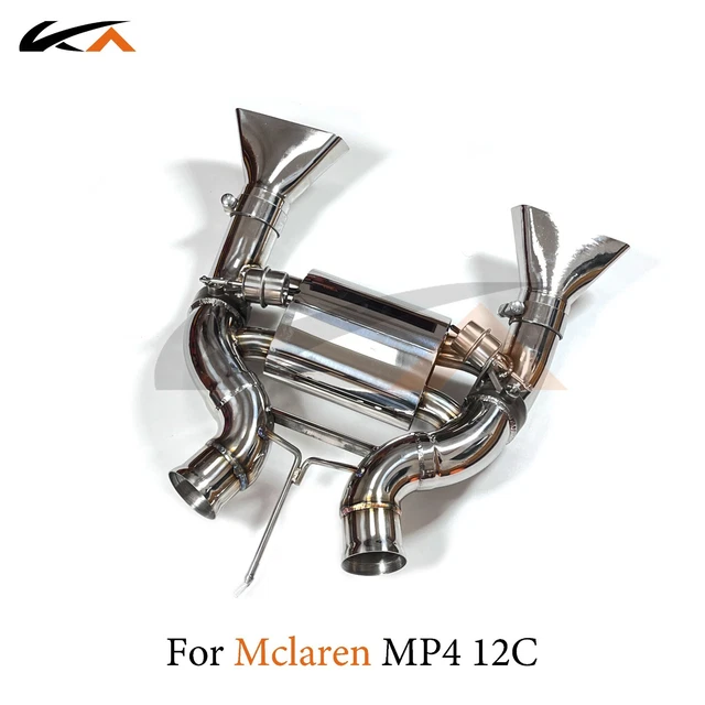 KA EXHAUST CATBACK For McLaren MP4 12C 3.8T Steel rear section $1,470. ...
