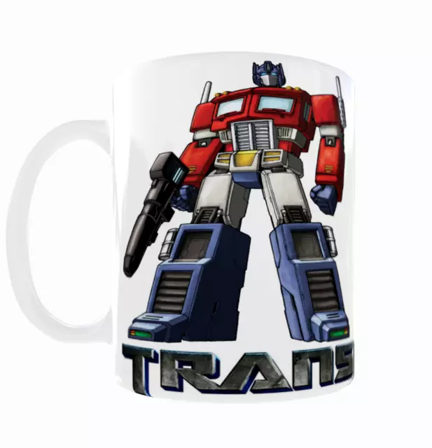 Transformers Mug Optimus Prime Megatron Autobots Vs Decepticons 1980
