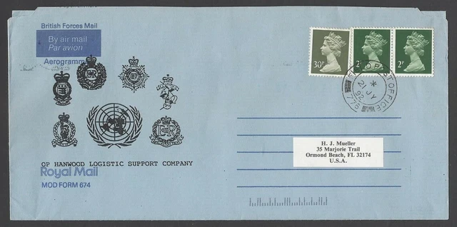 CROATIA UNPROFOR UN Protect Bion Force 1992 British Contigent FPO 776 ...