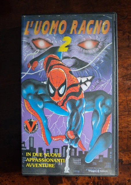 VHS RARISSIMA DI L'uomo ragno, Cartone Animato, vol 2. Vintage Avo film ...
