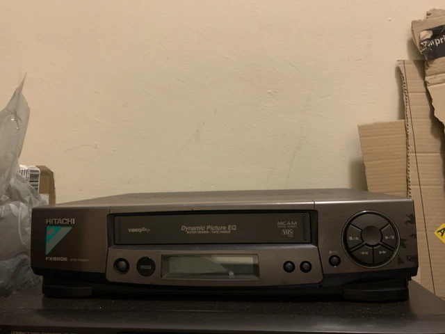 HITACHI VT-FX850E NICAM Stereo VHS VCR Video player with Remote Control ...