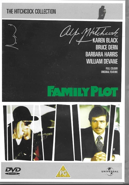 FAMILY PLOT - Alfred Hichcock, Bruce Dern, Karen Black, Barbara Harris ...