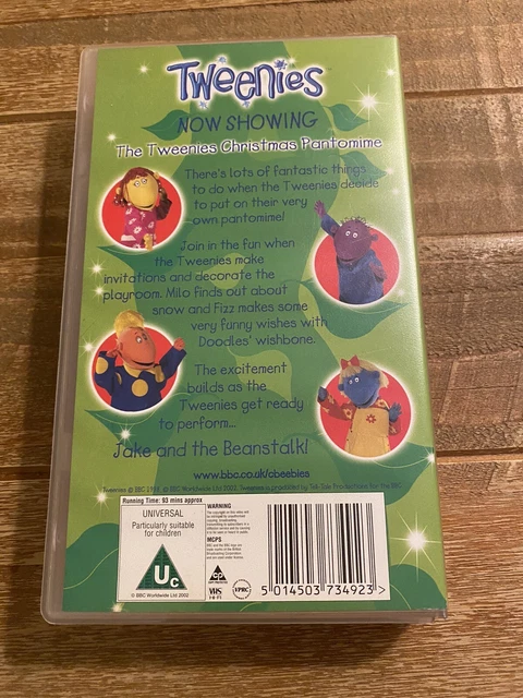 TWEENIES EVERYBODY PANTO VHS Video New Sealed CBeebies Jake Milo Fizz ...