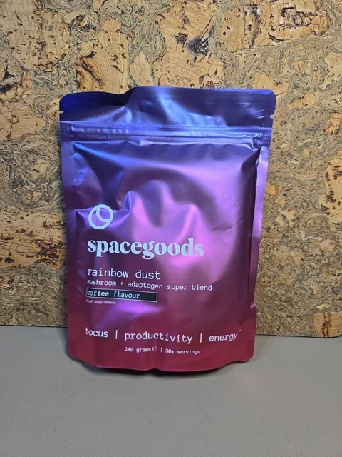SPACEGOODS RAINBOW DUST Coffee Flavour Flavored 30 Serving New Sealed £ ...