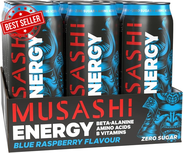 ENERGY DRINK, BLUE Raspberry Flavour, 12 X 500Ml – Performance Energy ...
