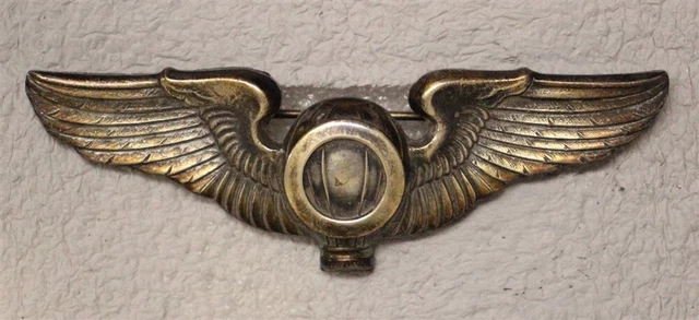ARMY AIR FORCE Badge 920: Balloon Observer Wings - 3", p/b, Meyer ...