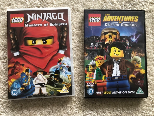 2 LEGO DVD's - Ninjago - Masters of Spinjitsu & Adventures of Clutch ...