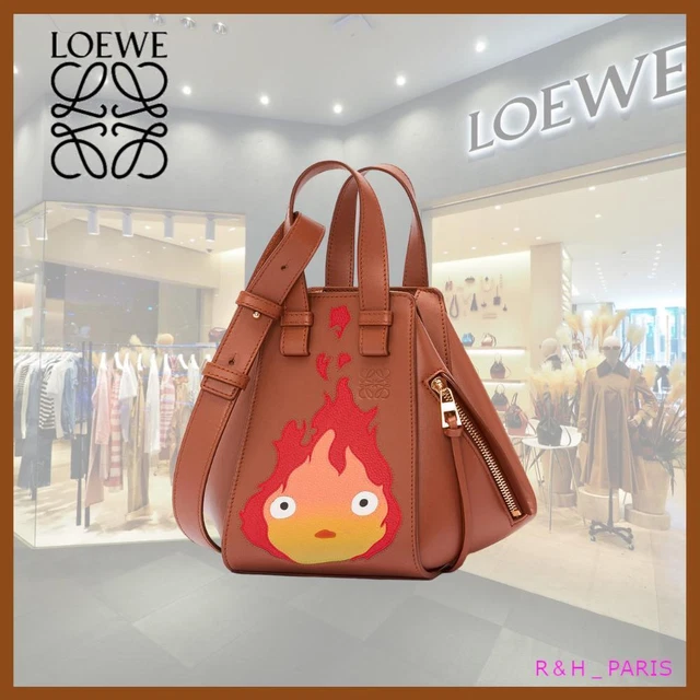 LOEWE X HOWL'S Moving Castle Calcifer Hammock Bag Brown NEW Rare £4,540 ...
