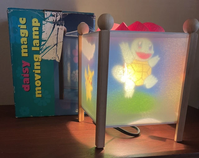 VINTAGE DAISY MAGIC Moving Motion Lamp ( W/ Box) Exc Cond RARE POKÉMON ...
