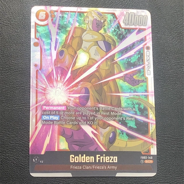 DRAGON BALL FUSION World Golden - Frieza SCR - Aura flamboyante FB02-140 EUR 13,95 - PicClick FR