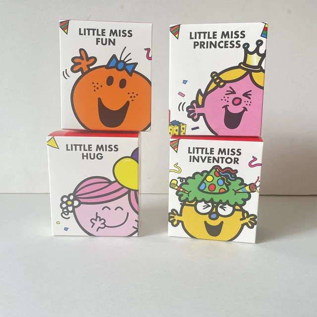 4 LITTLE MISS Princess Fun Inventor Hug Mr Men Plush Toy Boxed ...