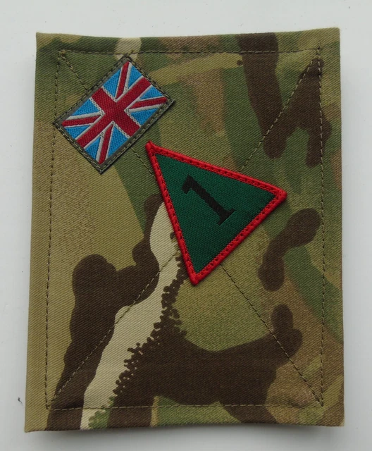 BRITISH ARMY 1ST Armoured Infantry Brigade MTP/Blanking Panel & Formation Badge EUR 5,92 ...