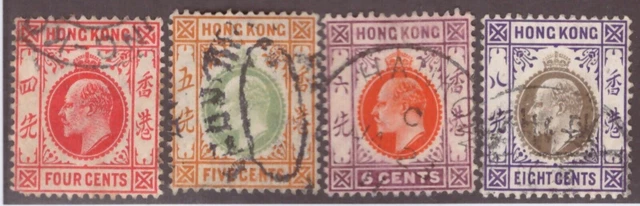 HONG KONG SCOTT# 90-93 watermark 3 used Scott=$28 $9.52 - PicClick