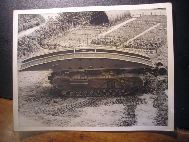 CHURCHILL TANK BRIDGE Layer British Army Military Vehicle History Photo ...