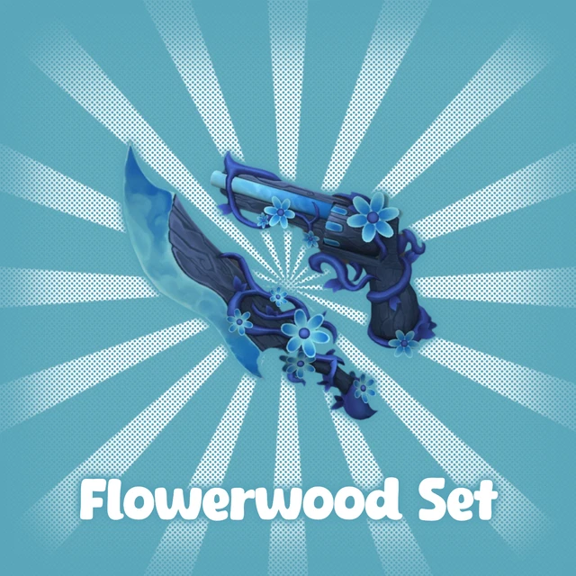 FLOWERWOOD SET MM2 / MM2 Godly Guns And Knifes (Instant Delivery) £3.52 ...