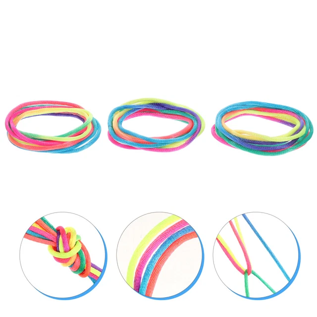 FLORAL ROPE TOYS Office Child Stretchy Hand Cats Cradle for Kids £6.78 ...