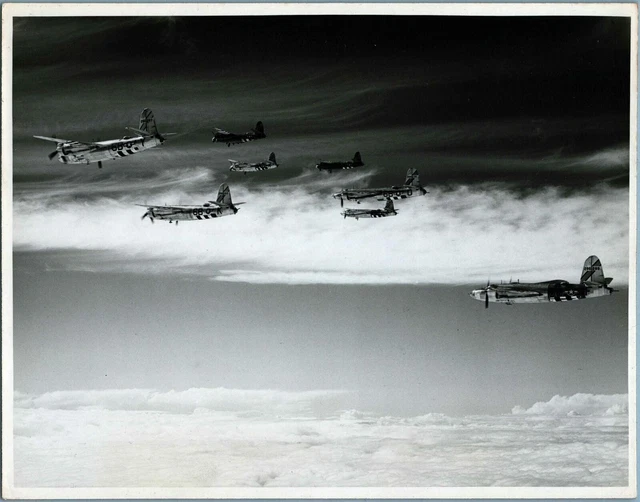 MARTIN B-26 MARAUDER Formation Usaf Large Vintage Original Charles E ...