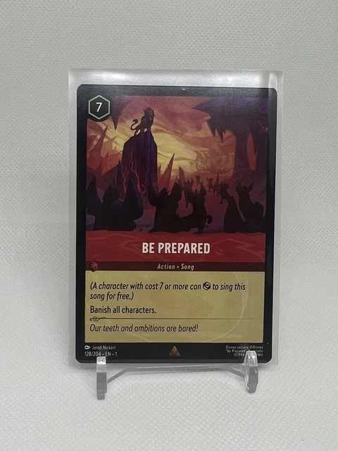 DISNEY LORCANA BE Prepared 128/204 seltene Nicht-Folie EUR 9,25 ...