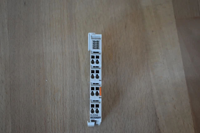BECKHOFF EL3204 ETHERCAT-KLEMME, 4-Kanal-Analog-Eingang, Temperatur ...