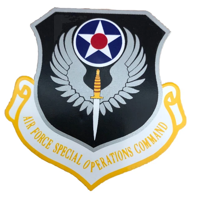 AIR FORCE SPECIAL Ops Command (U.S. Air Force) STICKER Vinyl Kiss-Cut ...