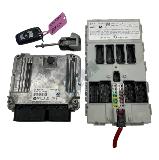 BMW ECU LOCKSET 3 Series F30 LCI 320D A B47 2018 Automatic 0281035188 ...