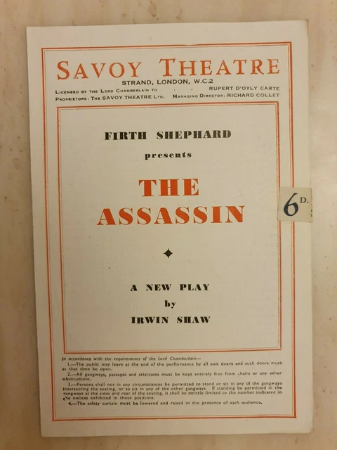 THE ASSASSIN - Claud Bonser Guy Verney Rona Laurie Rosalyn Boulter ...