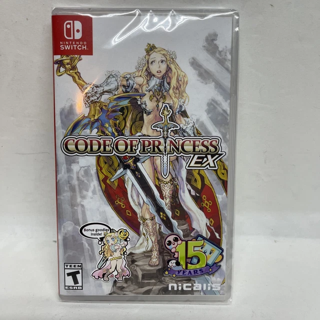 CODE OF PRINCESS Ex - Nintendo Switch - 15TH ANNIVERSARY EDITION - New ...