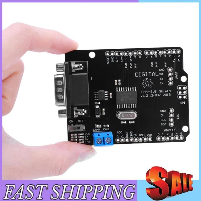 MCP2515 EF02037 CAN BUS Shield Expansion Board SPI 9 Pins Standard DC 5-12V £9.00 - PicClick UK