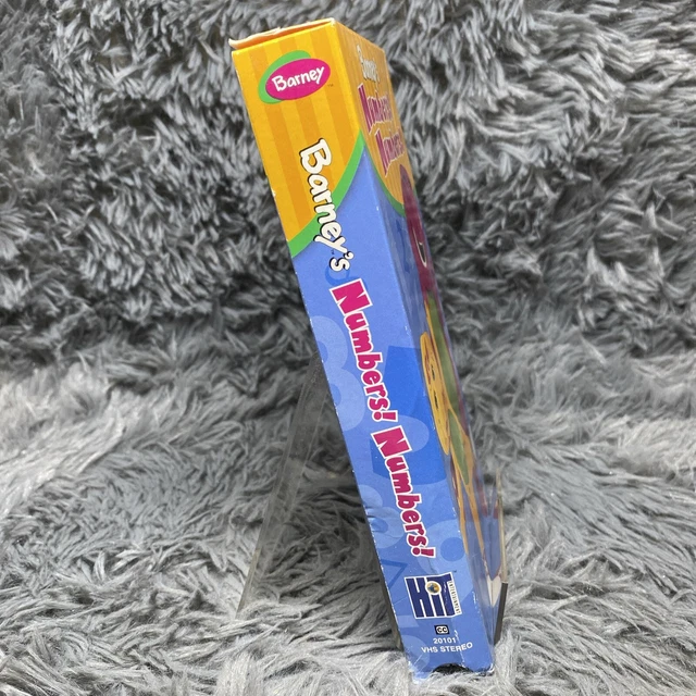 BARNEY NUMBERS! NUMBERS! VHS 2003 HiT Entertainment Barney Home Video ...